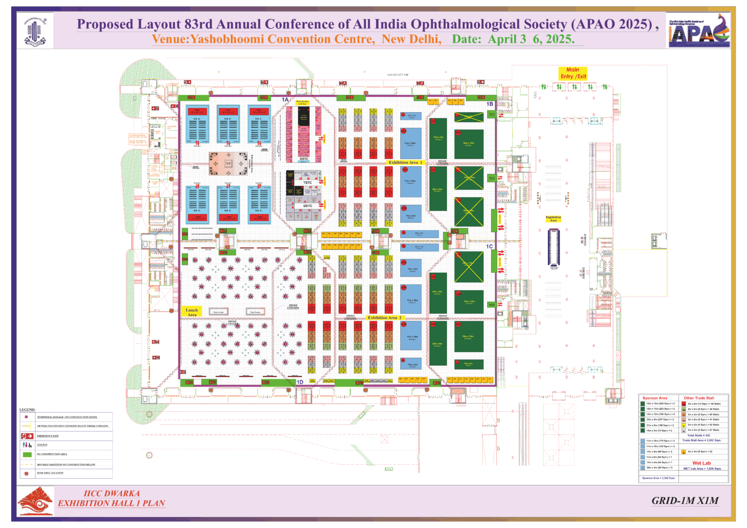Exhibition Floor Plan – APAO® 2025