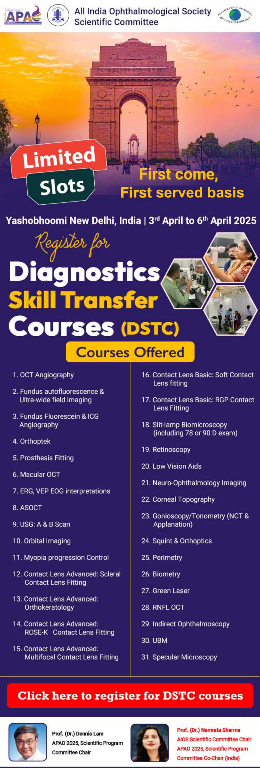 Wet Lab Courses – APAO® 2025